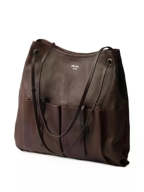 Prada Large Shoulder Bag - Brown