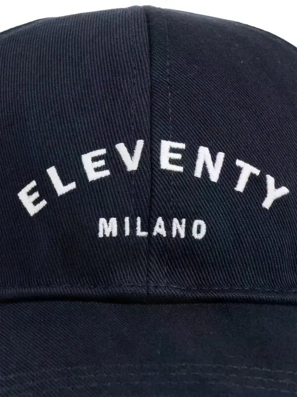 Eleventy Embroidered Baseball Cap - Blue