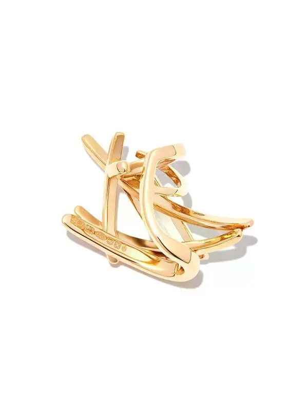 SWEETLIMEJUICE Twig Quartz Ear Cuff
