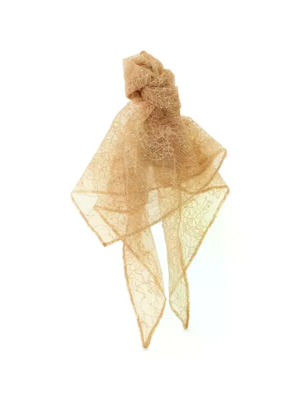 Giuseppe Di Morabito Lace Triangle Bandana - Yellow