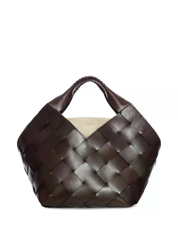 Dragon Diffusion Small Woven Tote Bag - Brown