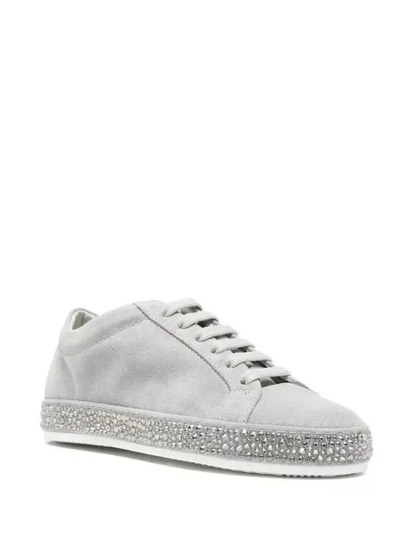 LE SILLA Andrea Embellished Round-toe Sneakers