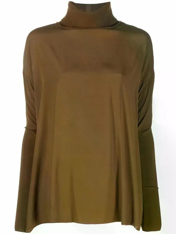 Kristensen Du Nord Draped Silk Jumper