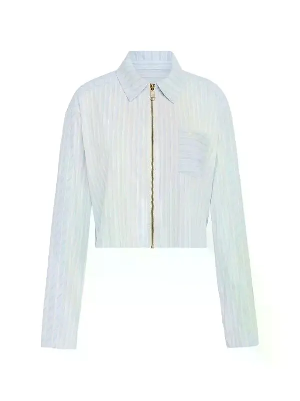 Adidas Striped Zip-up Shirt