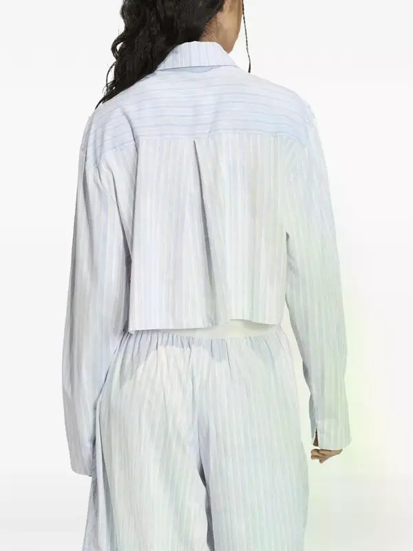 Adidas Striped Zip-up Shirt