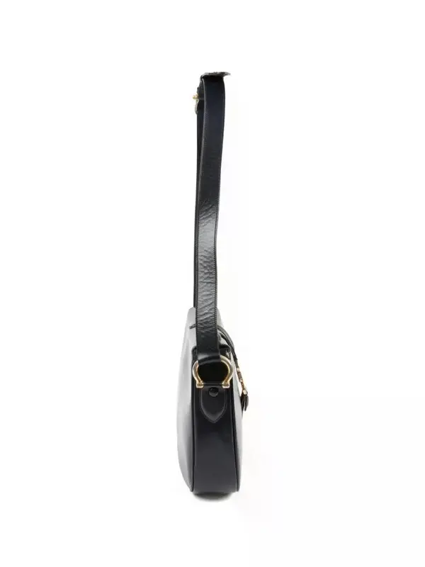 Celine 1990s Box Leather Shoulder Bag