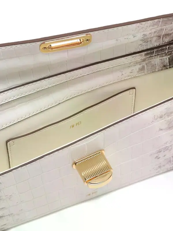 Jw Pei Croc-embossed Crossbody Bag