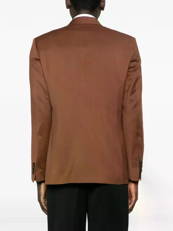 LARDINI Double-breasted Blazer - Brown