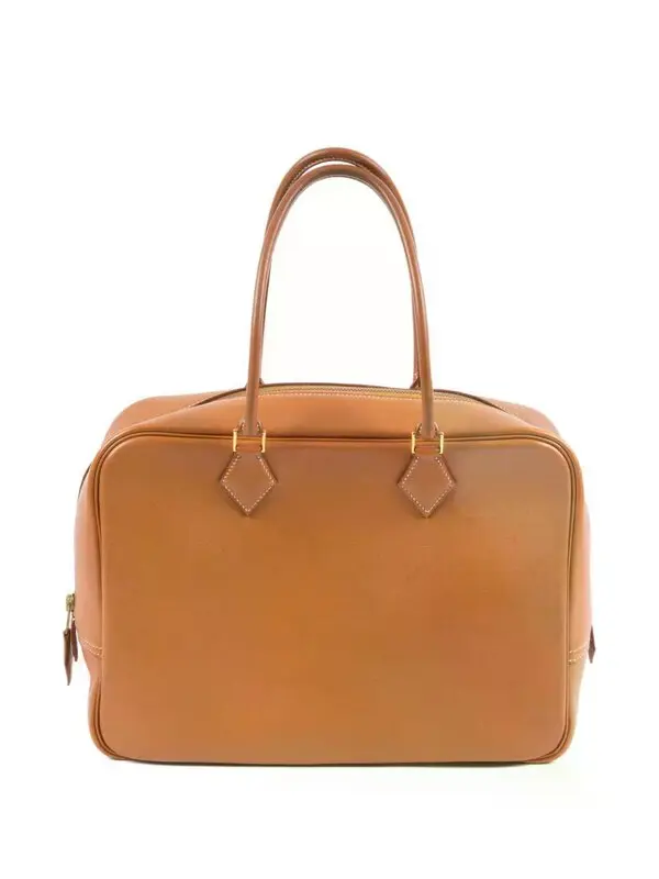 Hermès 1996 Leather Plume 32 Handbag - Brown