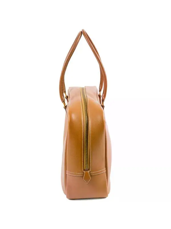 Hermès 1996 Leather Plume 32 Handbag - Brown