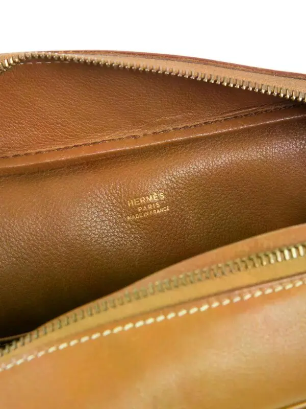 Hermès 1996 Leather Plume 32 Handbag - Brown
