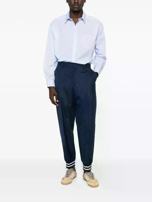 Moschino Striped-cuff Trousers