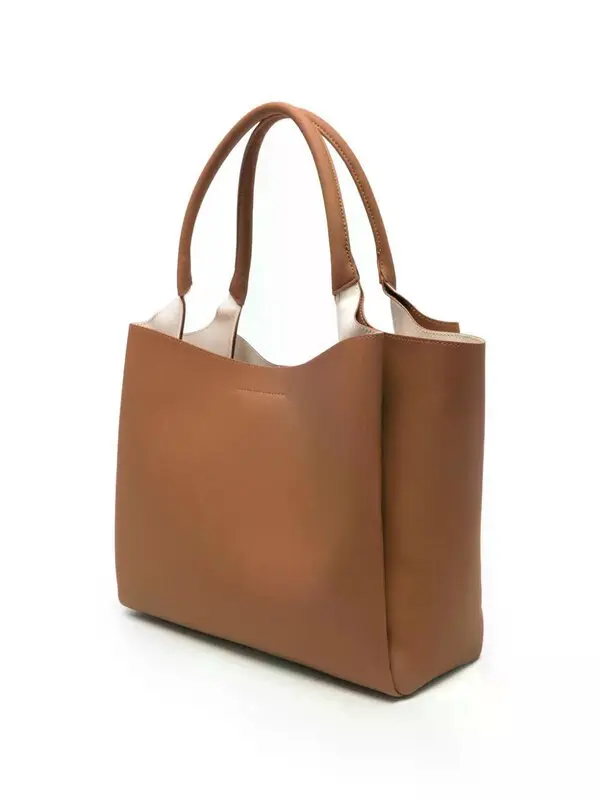Moschino Logo-lettering Tote - Brown