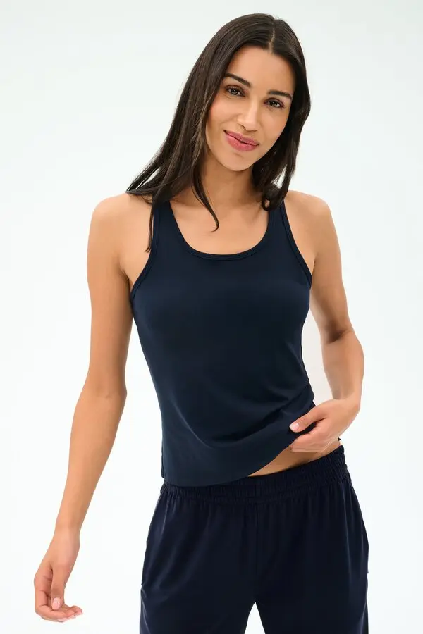 Splits59 Mel Airweight Lite Tank - Indigo