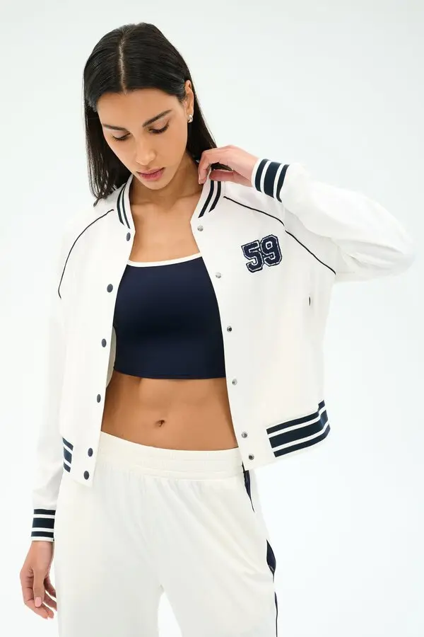 Splits59 Hayes Varsity Rigor Jacket - White