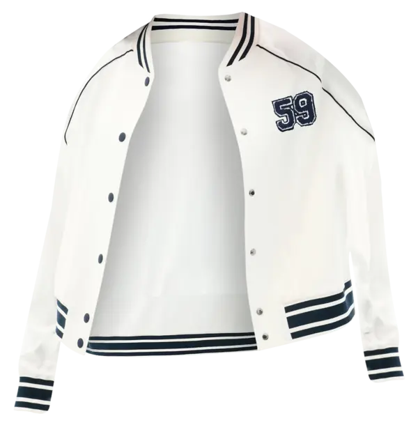 Splits59 Hayes Varsity Rigor Jacket - White