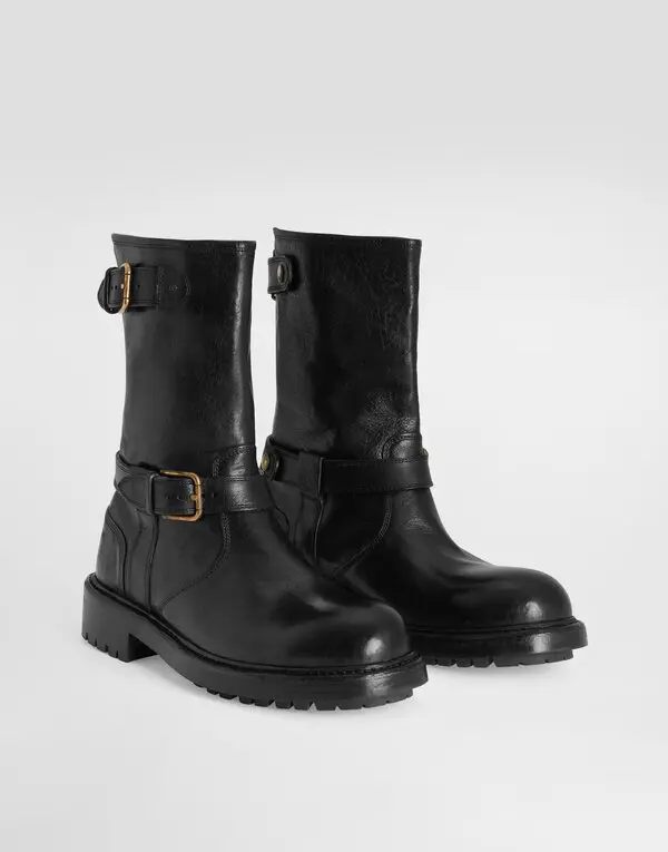 Dolce & Gabbana Bernini Leather Boots