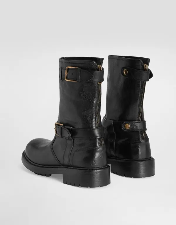 Dolce & Gabbana Bernini Leather Boots