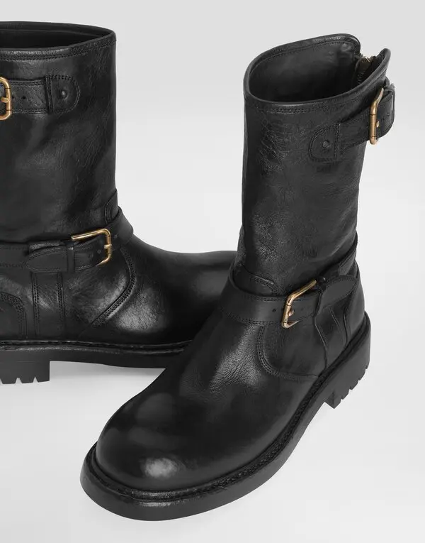 Dolce & Gabbana Bernini Leather Boots