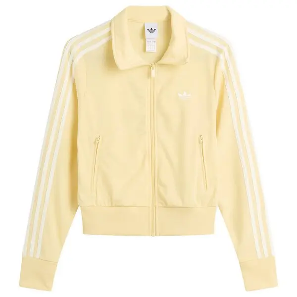 Adidas Classic Firebird Track Top - Orange Tint/off White