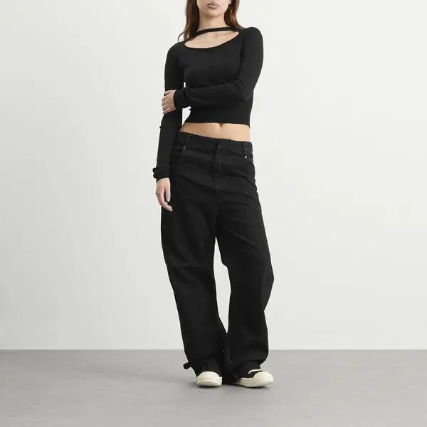 Rick Owens Cropped Pullover Top