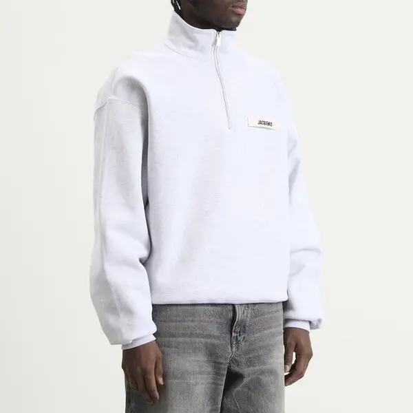 Jacquemus Grosgrain Zip Sweatshirt