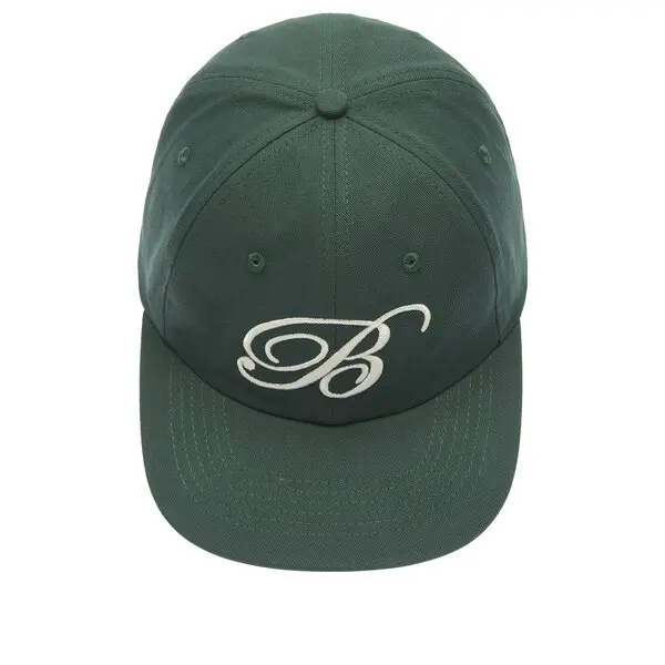 BOUND Script Embroidered Six-panel Cap - Forest Green