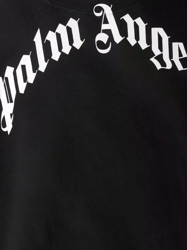 Palm Angels Logo-print Long-sleeve Sweatshirt