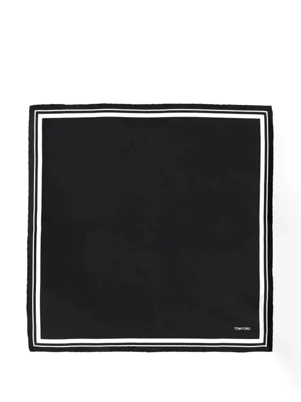 TOM FORD Striped-border Scarf