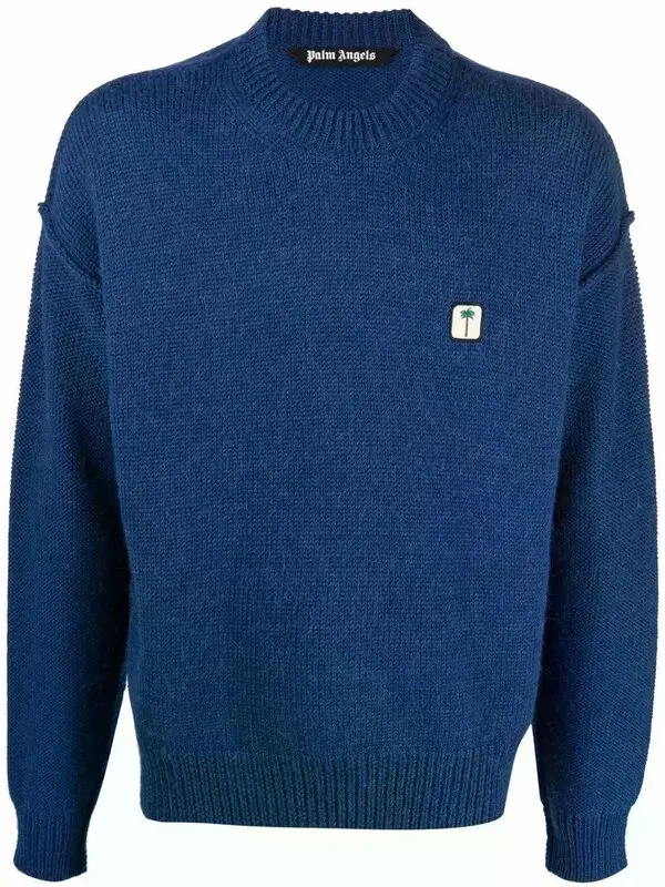 Palm Angels Logo-patch Jumper