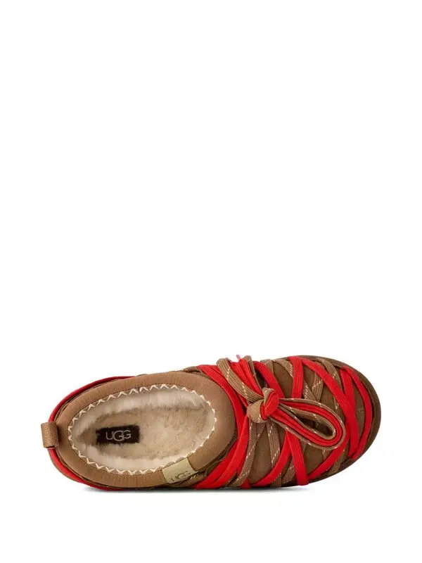 UGG Tasman Laced Slippers - Neutrals