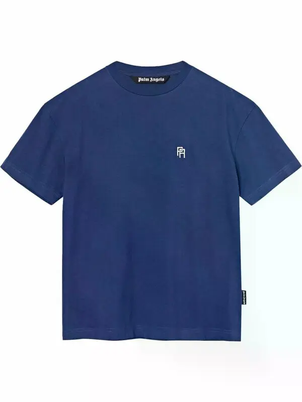 Palm Angels Monogram-embroidered T-shirt