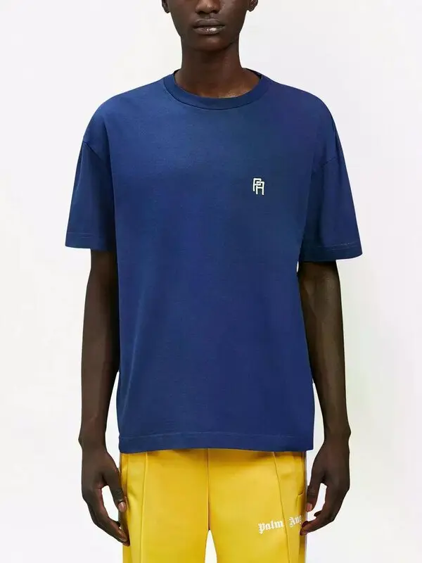 Palm Angels Monogram-embroidered T-shirt