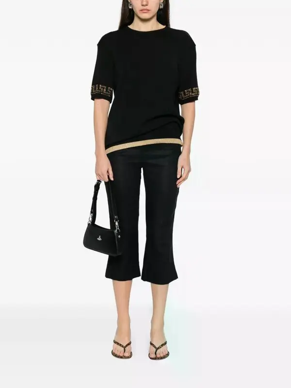 Versace 2000s Short-sleeve Sweater