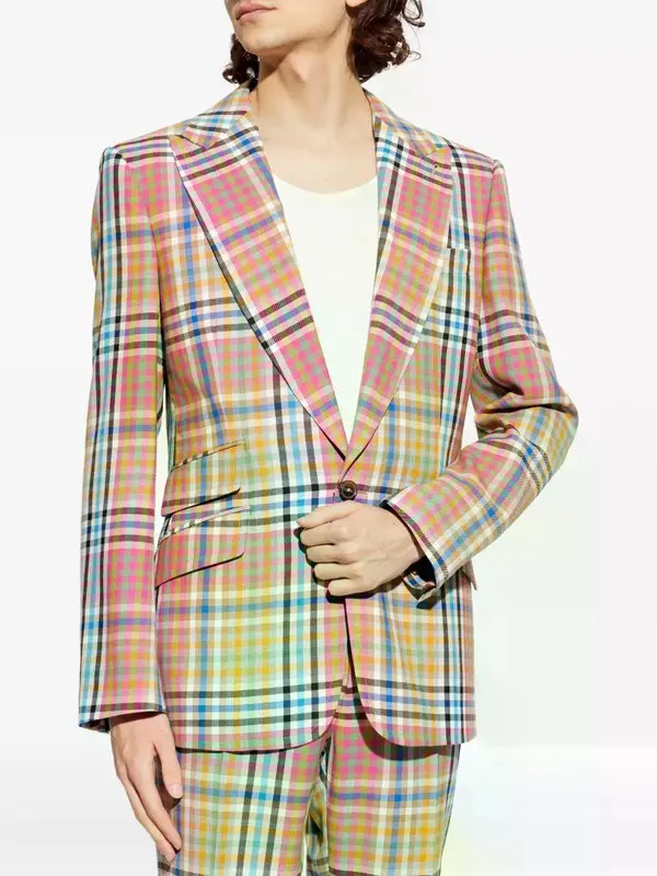 VIVIENNE WESTWOOD Checked Pocket Blazer