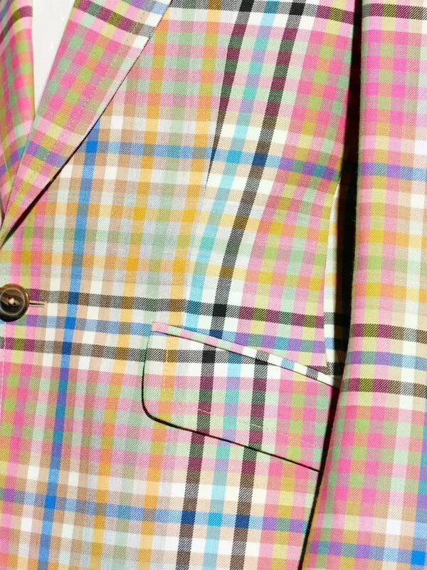VIVIENNE WESTWOOD Checked Pocket Blazer