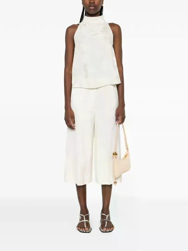 FORTE_FORTE Floral High-neck Top