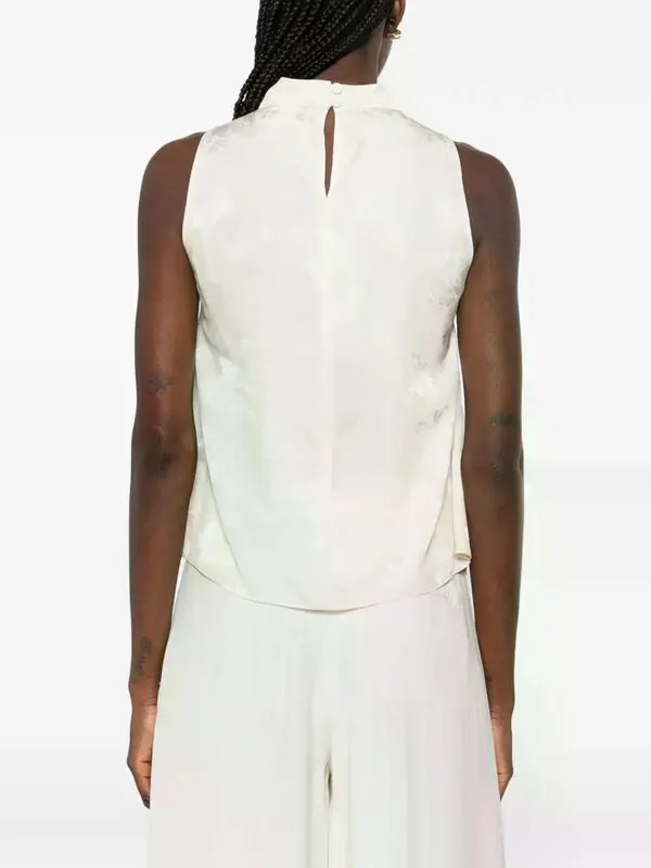 FORTE_FORTE Floral High-neck Top