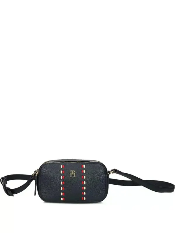 Tommy Hilfiger Logo Stripe Satchel