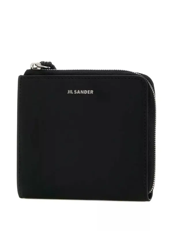 JIL SANDER Grained Texture Zip Purse