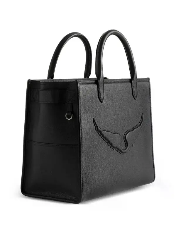 Zadig&Voltaire Angel Grained Leather Tote Bag