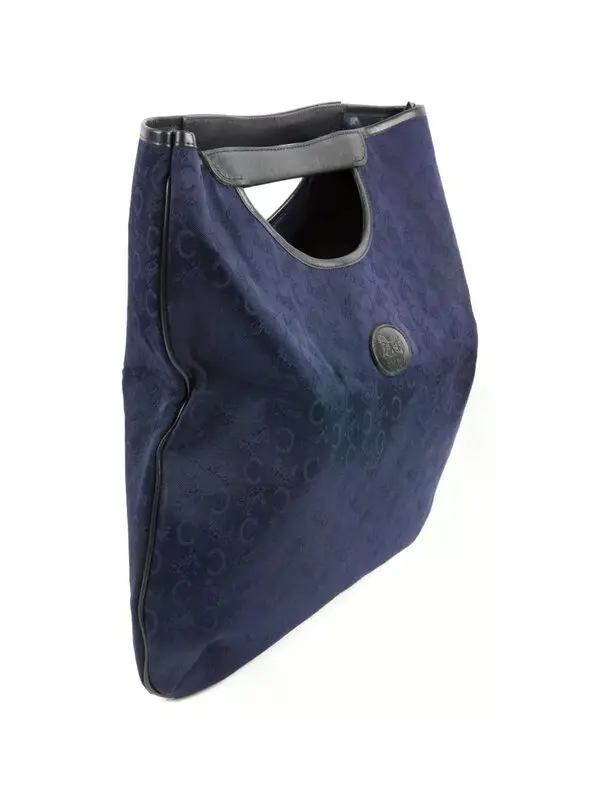 Celine 1980s Caleche Canvas Tote Bag
