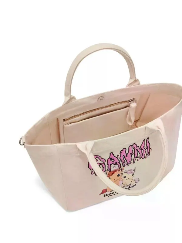 GANNI Easy Pony Tote Bag