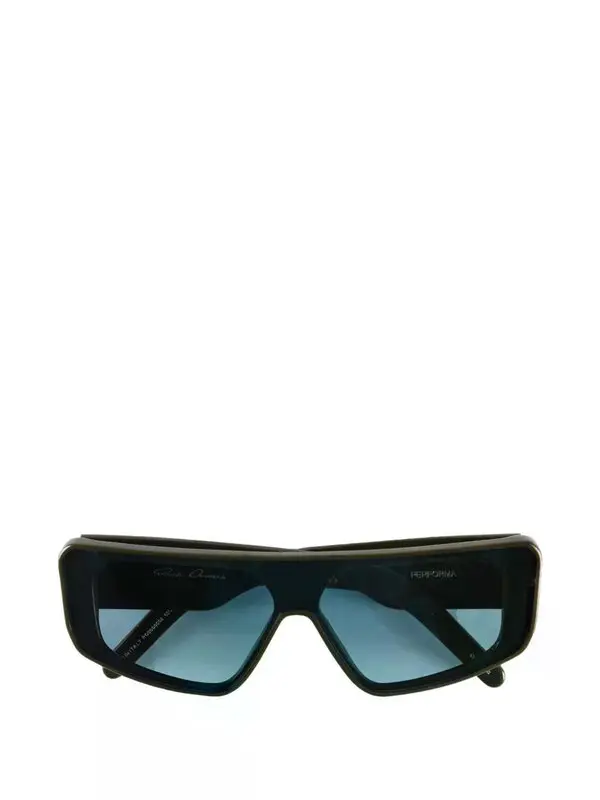 Rick Owens Performa Rectangle Sunglasses - Green