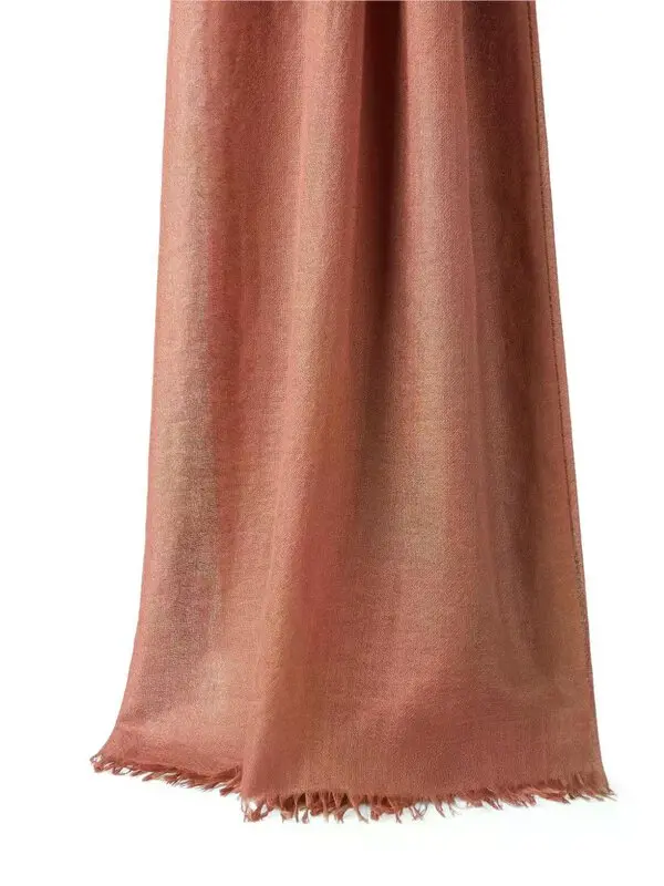 Brunello Cucinelli Fringed Scarf - Orange