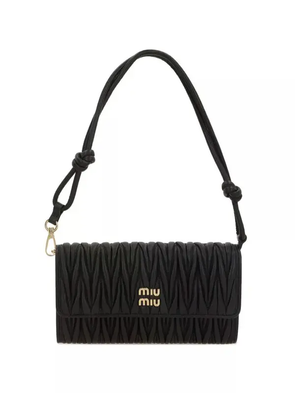 Miu Miu Logo-plaque Shoulder Bag