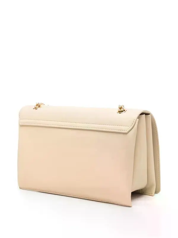 Moschino Logo-plaque Shoulder Bag - Neutrals