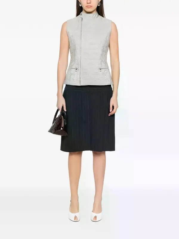 Hermès 2000s Quilted Zip Gilet