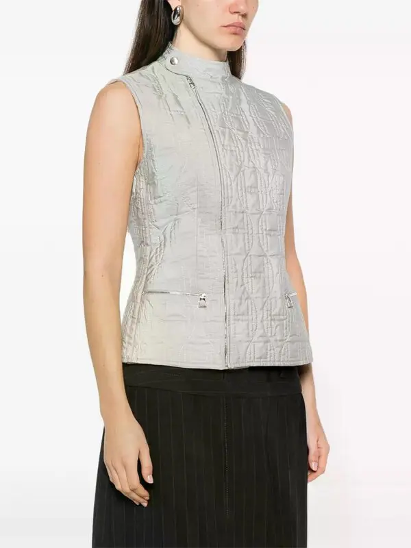 Hermès 2000s Quilted Zip Gilet
