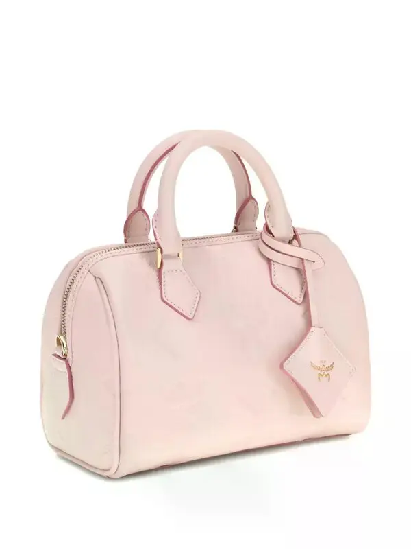 Mcm Ella Boston Tote Bag - Pink